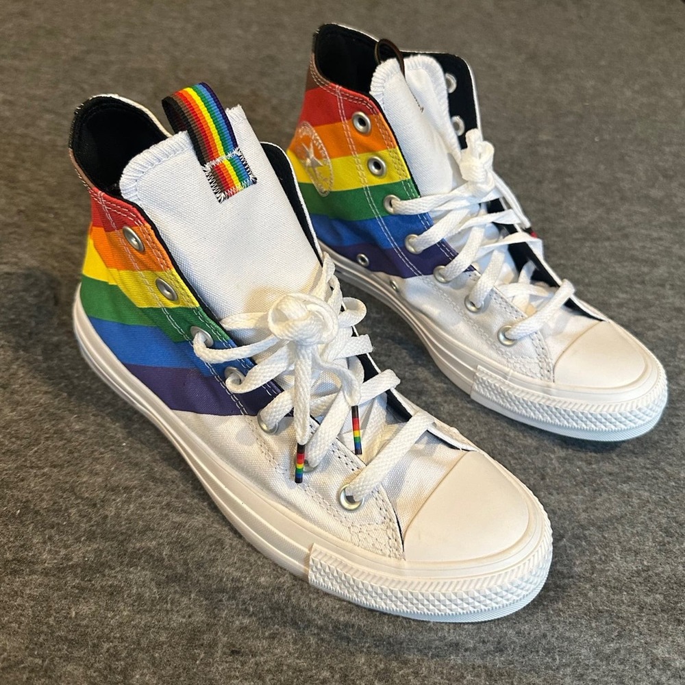Converse Pride Rainbow High Tops! Women Size 8, Mens … - Gem